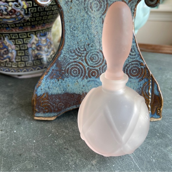 Balos | Accents | Vintage Refillable Balos Perfume Bottle Muted Pink ...